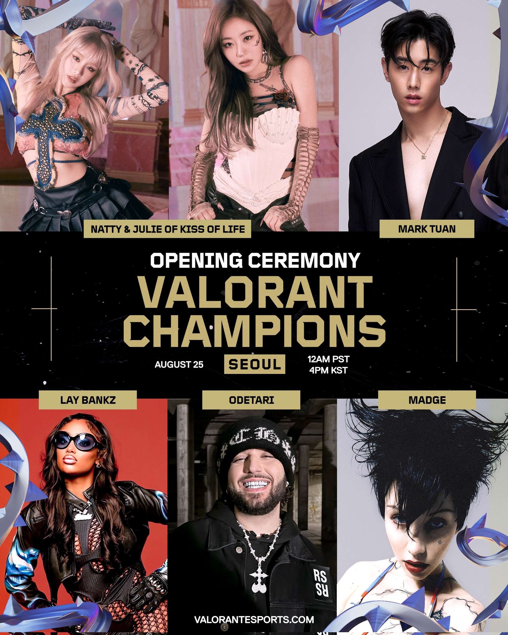 Mark Tuan (GOT7), Julie e Natty (Kiss Of Life) foram anunciados na line ...