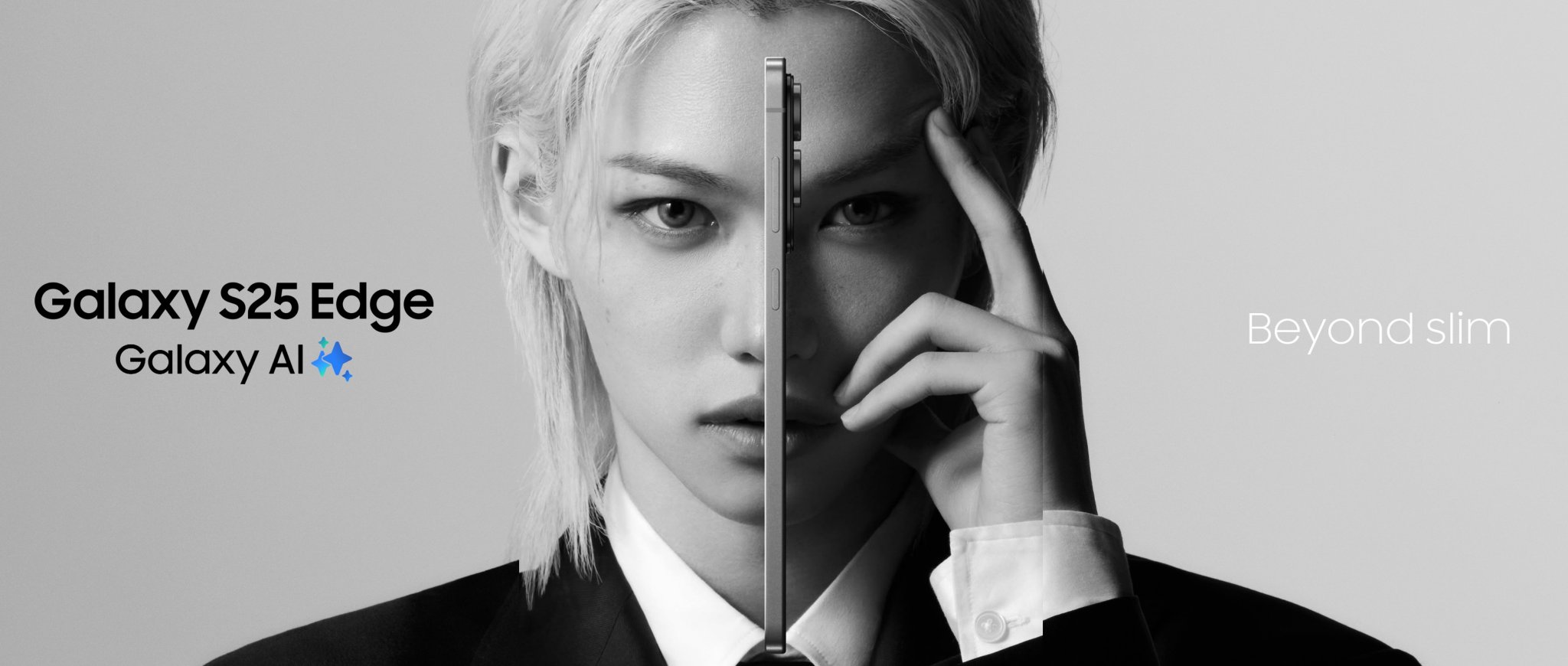 Estilo ao máximo: Felix (Stray Kids) é o rosto do Galaxy S25 Edge, novo ...